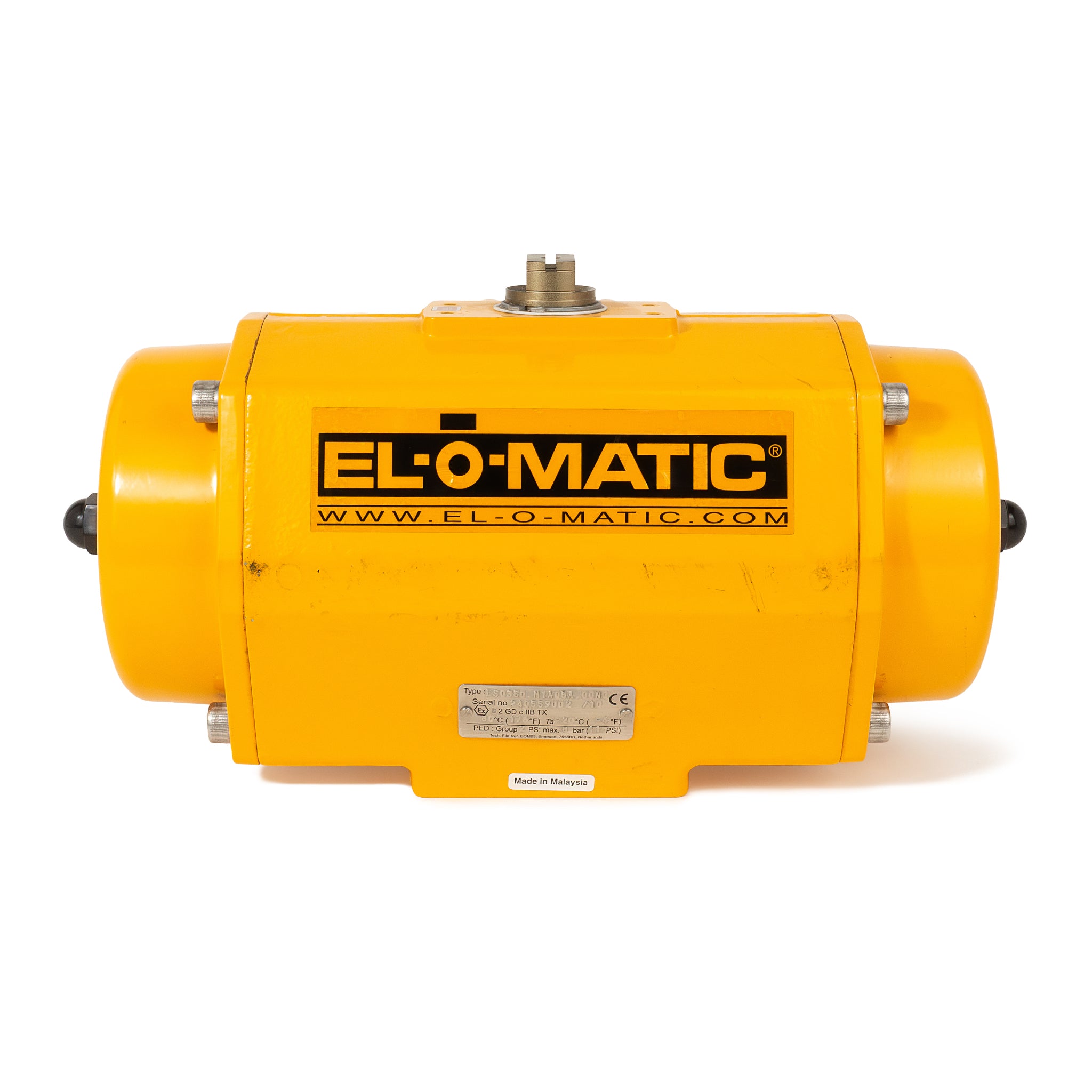 Elomatic Pneumatic Valve Actuator ES0350.M1A05A.00N0 – DP Valve Spares Ltd